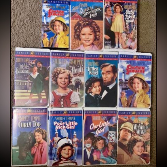 Other | Shirley Temple Vhs Collection Vintage | Poshmark
